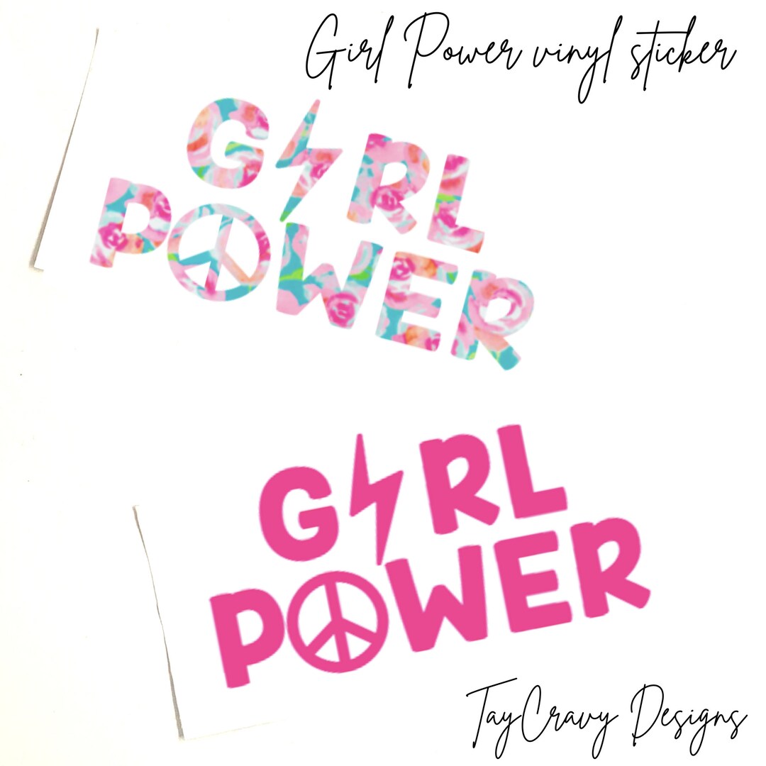 Girl Power Sticker Girl Power Decal hydroflask Decal Laptop Decal ...