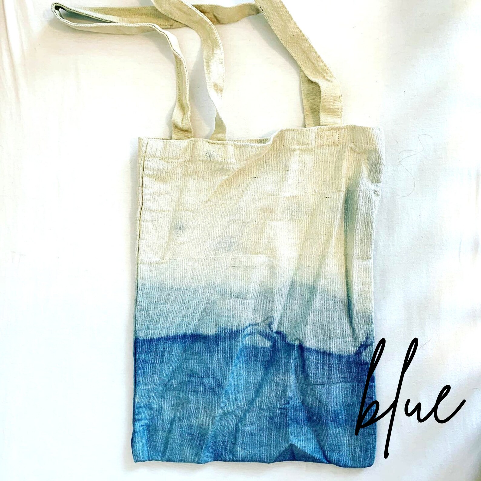 Dip Dyed Canvas Totes Reusable Canvas Tote Reusable Bag - Etsy