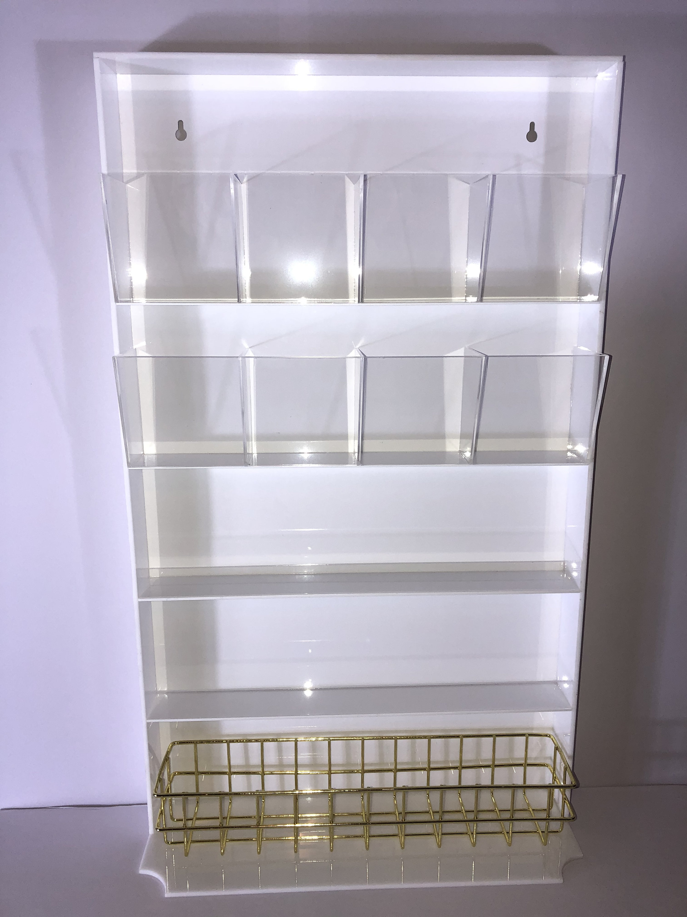 Wall Makeup Organizer, Cosmetic Storage - Etsy