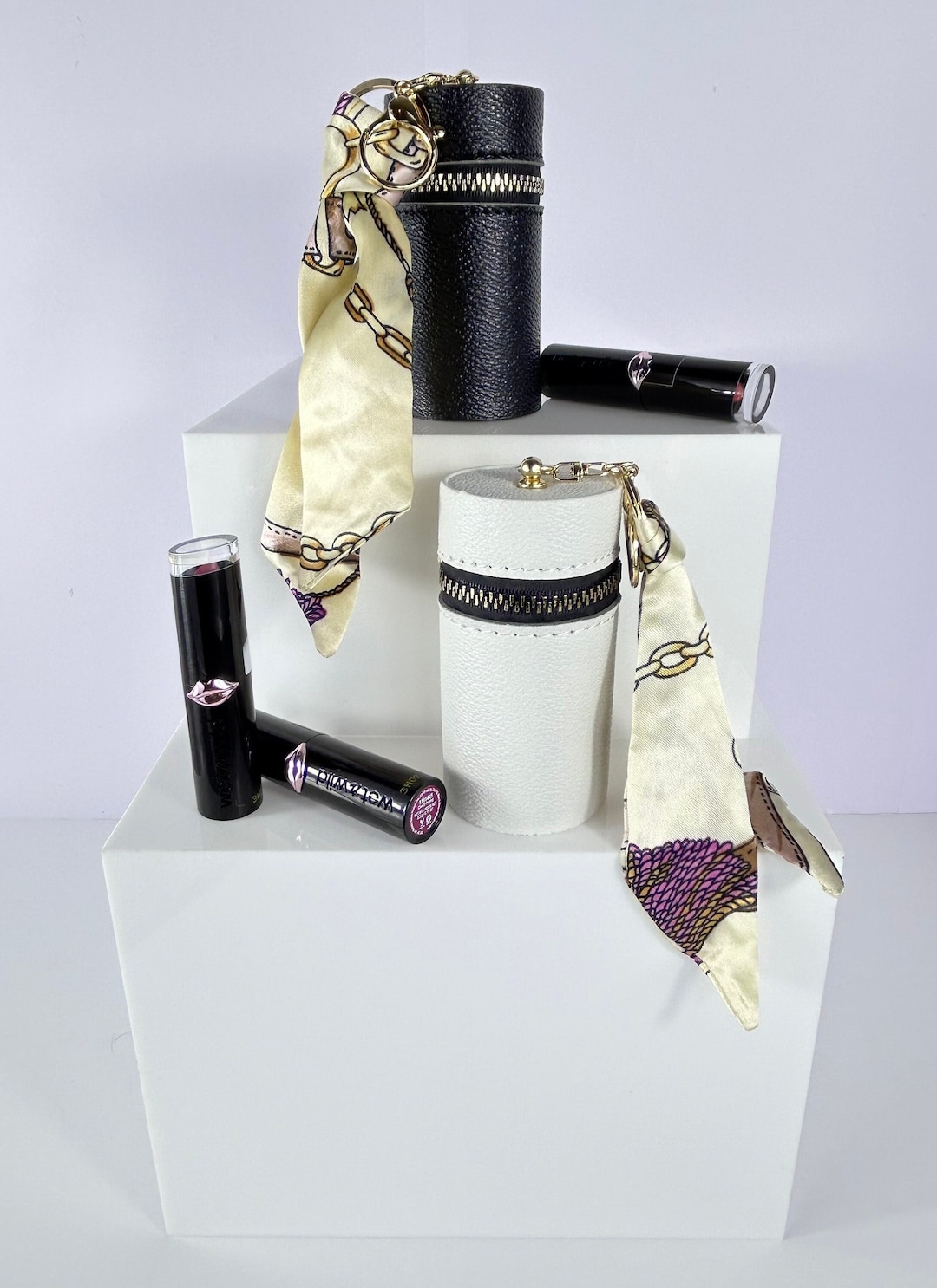 Mini Purse Charm, Coin Purse, Lipstick Case Keychain, Classic Design ...