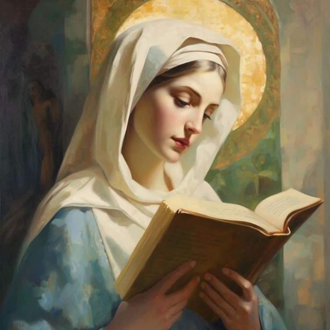 Mother Mary Reading ~ Divine Mother, Divine Creation, Compassion ...