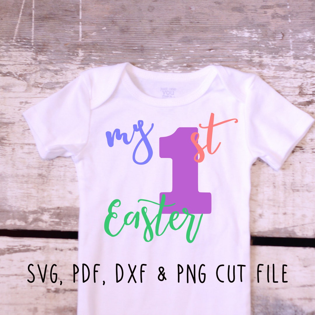Easter Svg, my 1st Easter SVG, DXF, PDF, Png Cut File, Blue Moose Svg ...