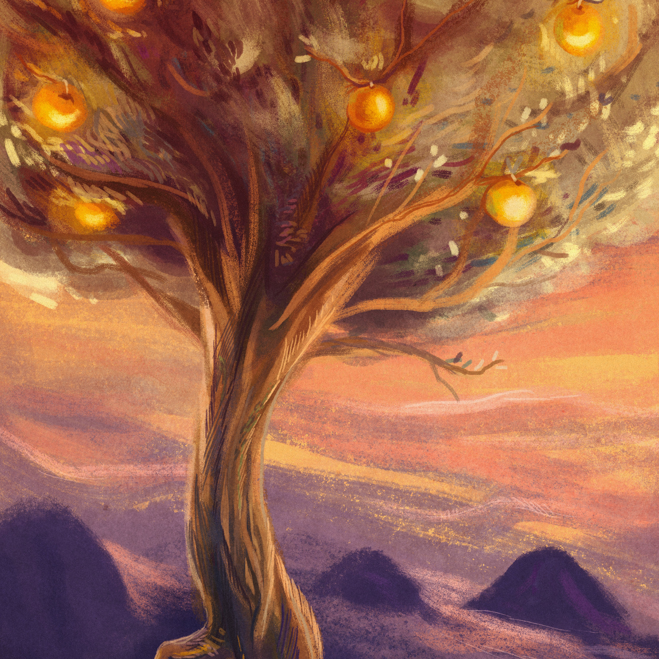 Golden Apple's Tree Ancient Greek Mythology Wall Art | Etsy