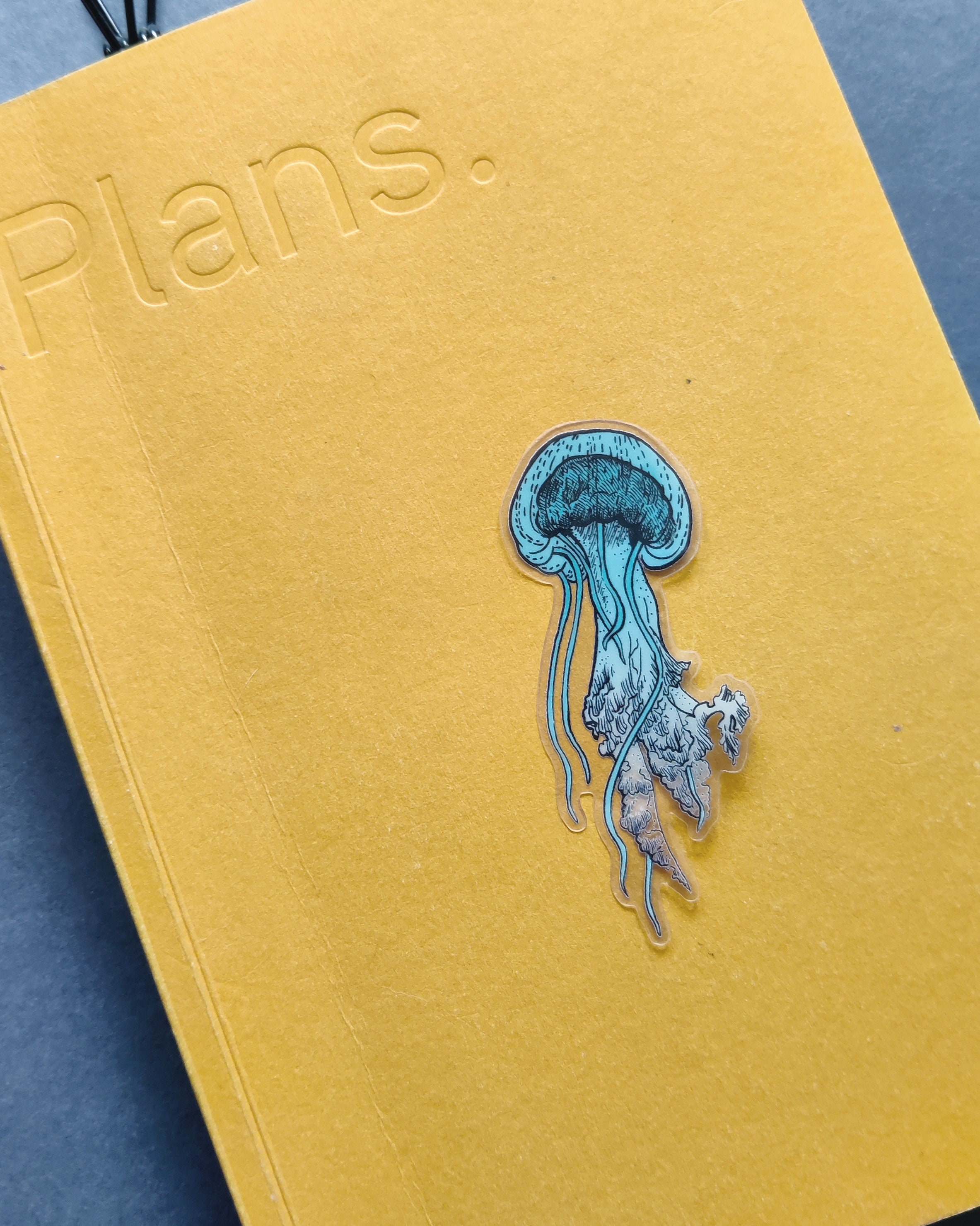 Jellyfish Sticker Transparent Sea Animal Sticker Clear | Etsy