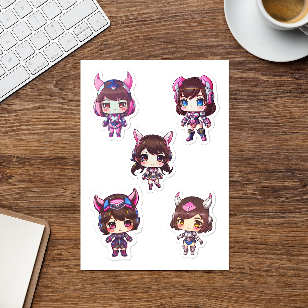 D.va Sticker Set - Sticker Sheet - Etsy