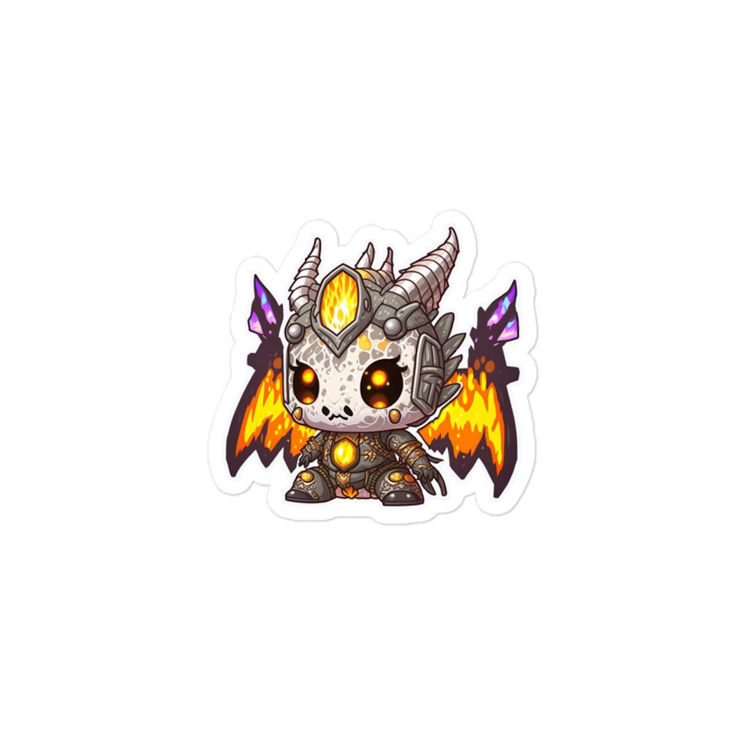 Deathwing Inspired Chibi Sticker - Etsy