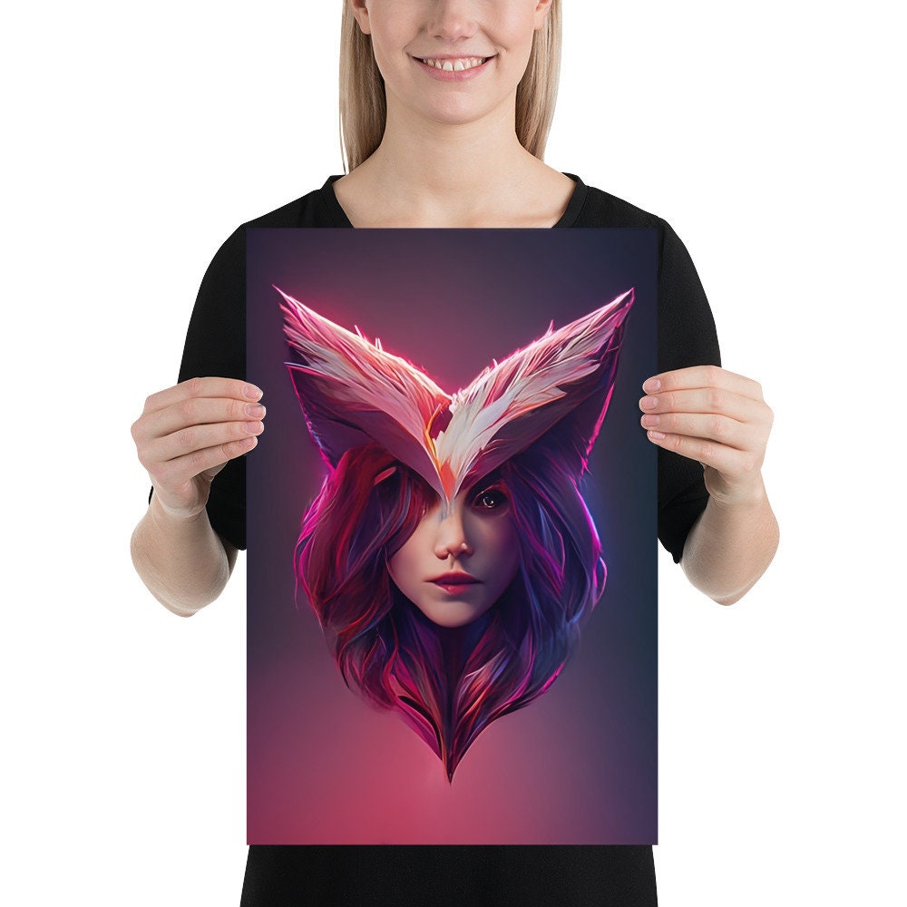 Poster- Xayah, Star Guardian X Elderwood - Etsy