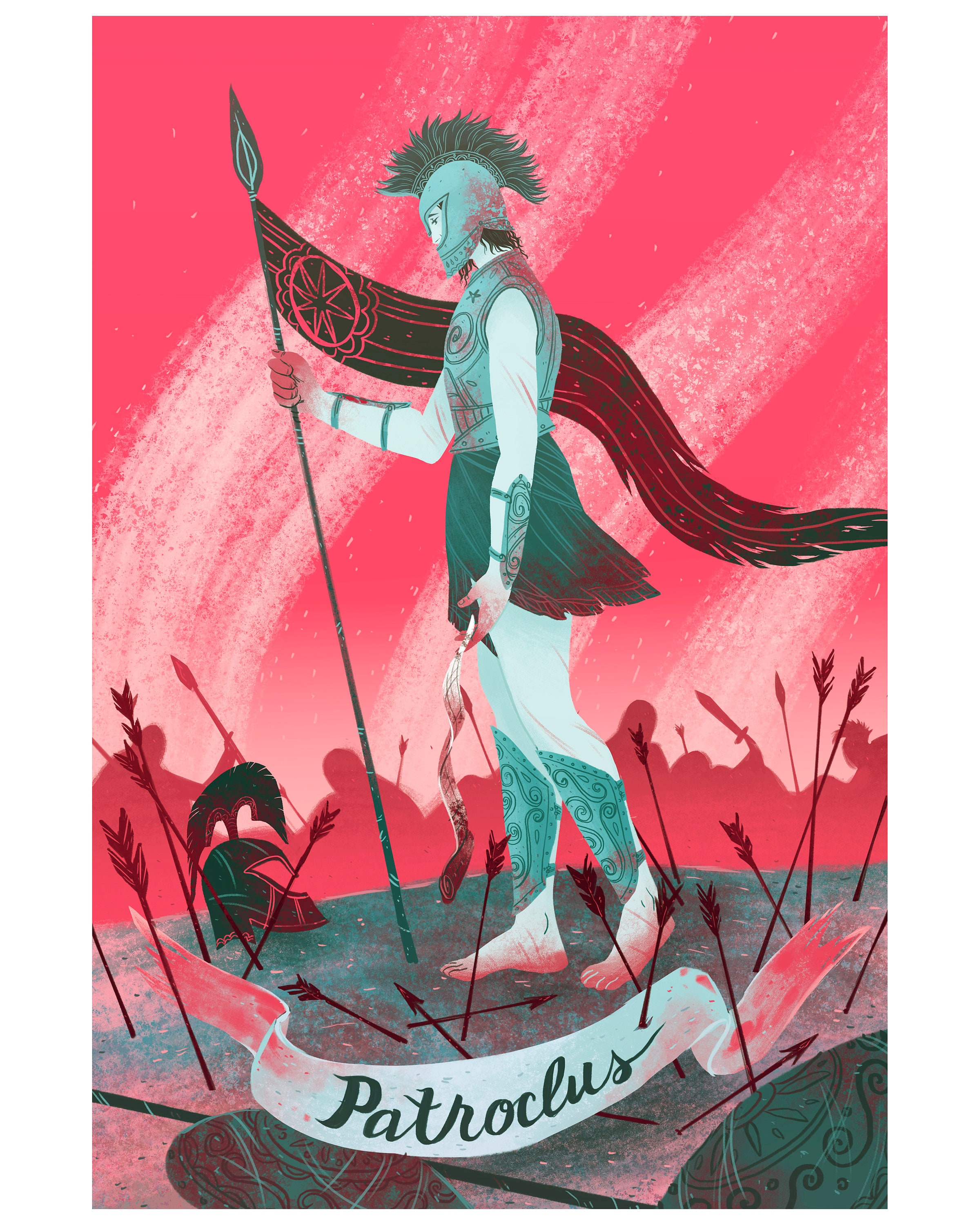 Patroclus // Greek Myth Art Wall Art Wall Decor LGBTQ - Etsy
