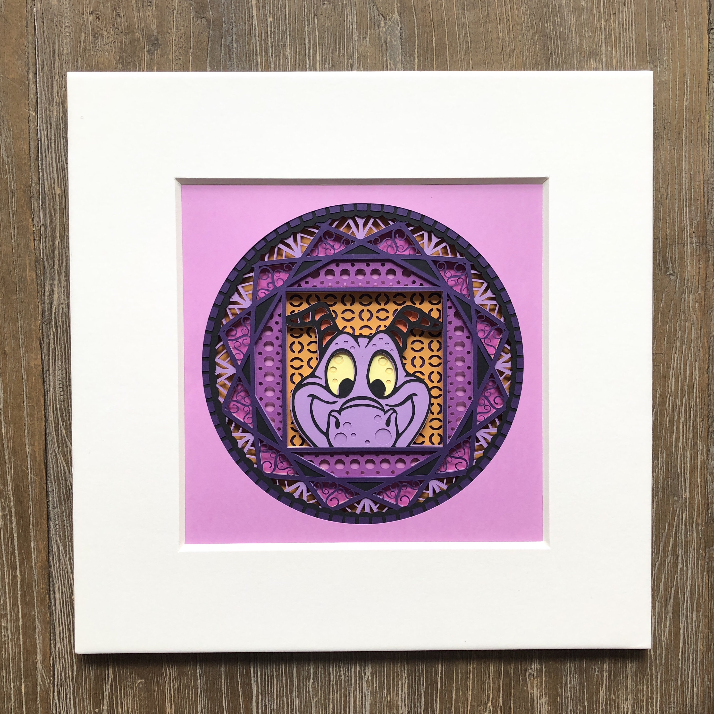 Figment - Framed Paper Cut - Etsy