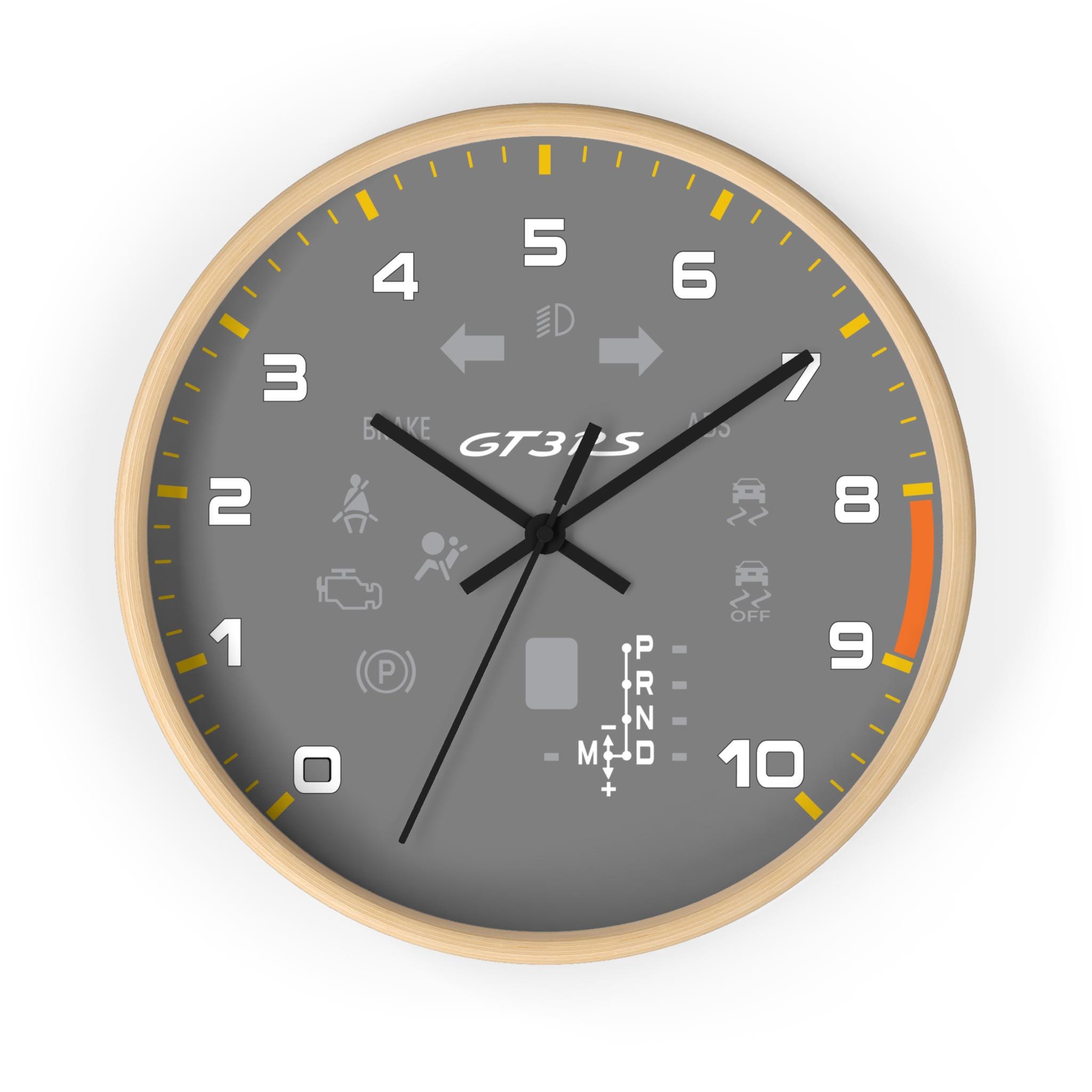 Porsche GT3 RS Motorsport Wall Clock – Racing Inspired Auto Decor - Etsy