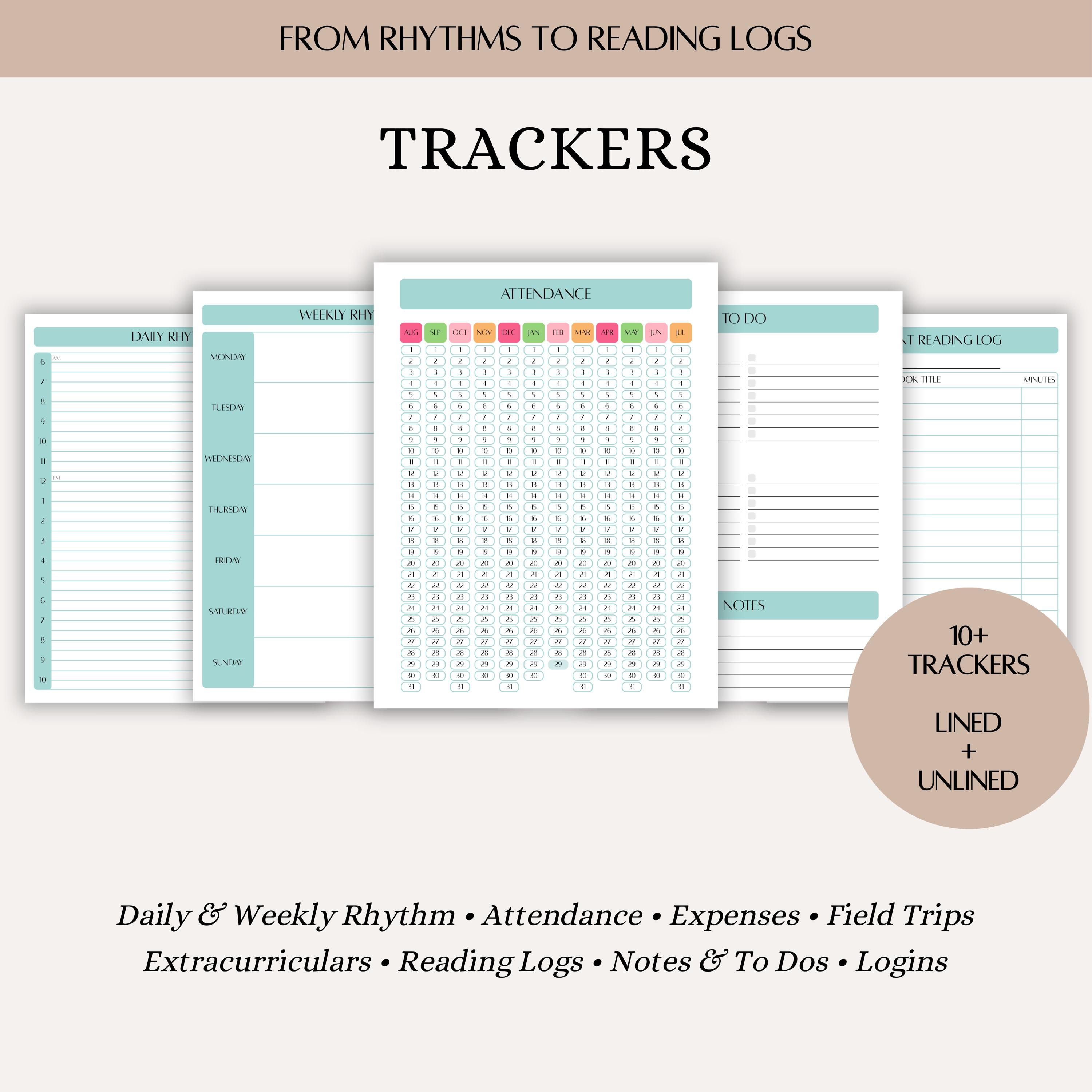 Printable Homeschool Planner | Teacher Planner | Student Planner ...