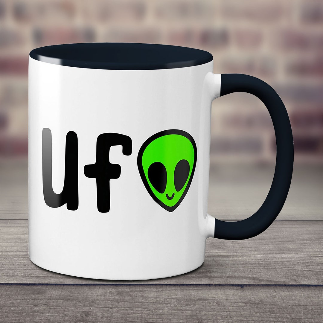 Out-of-this-world, Personalized UFO Coffee Mug the Perfect Alien Theme ...