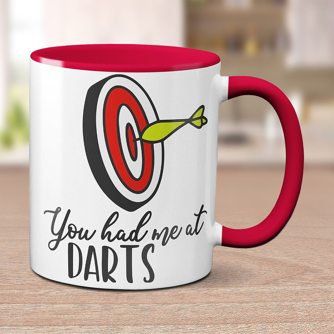 Personalized Had Me at Darts Mug Custom Dart Player Gift - Etsy