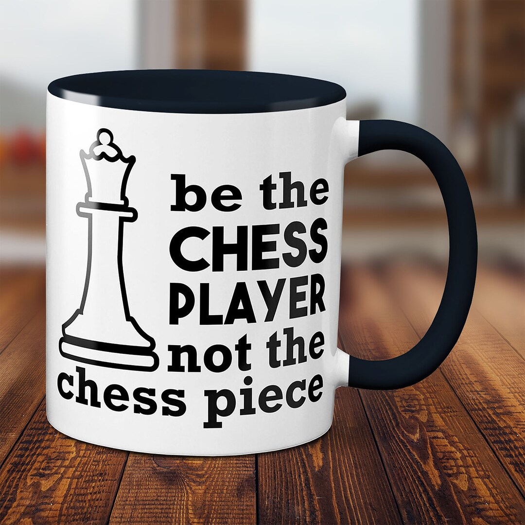 Chess Player Mug: Personalized Queen Chess Piece for the Ultimate Chess ...