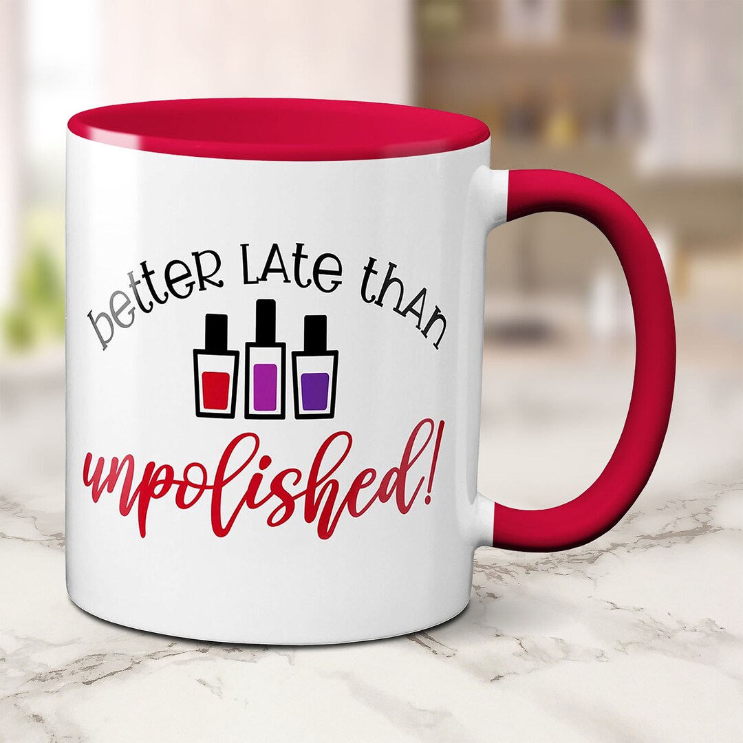 Custom Nails Make up Mug Personalized Manicure Gift - Etsy