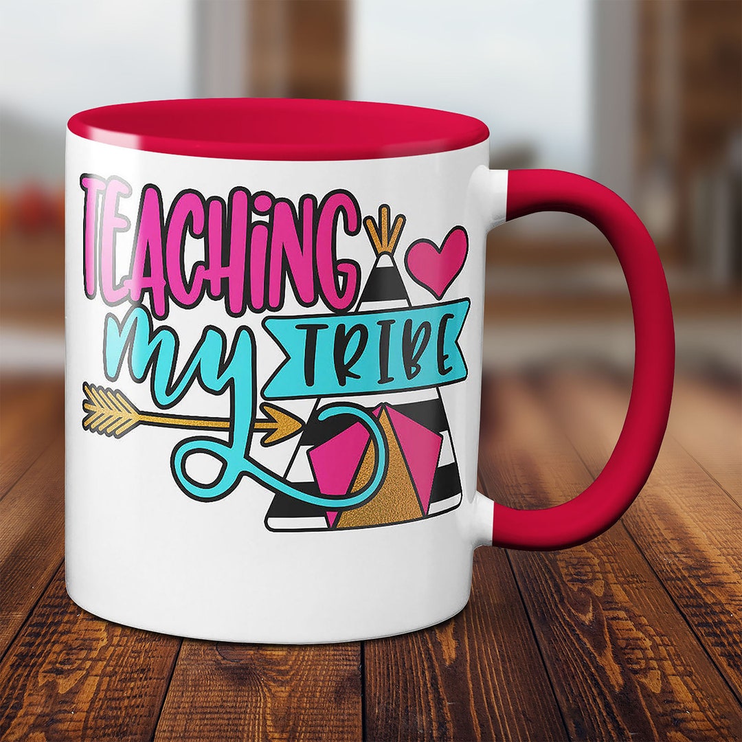 Teach My Tribe Mug Personalized Gift for Professors and Teachers - Etsy