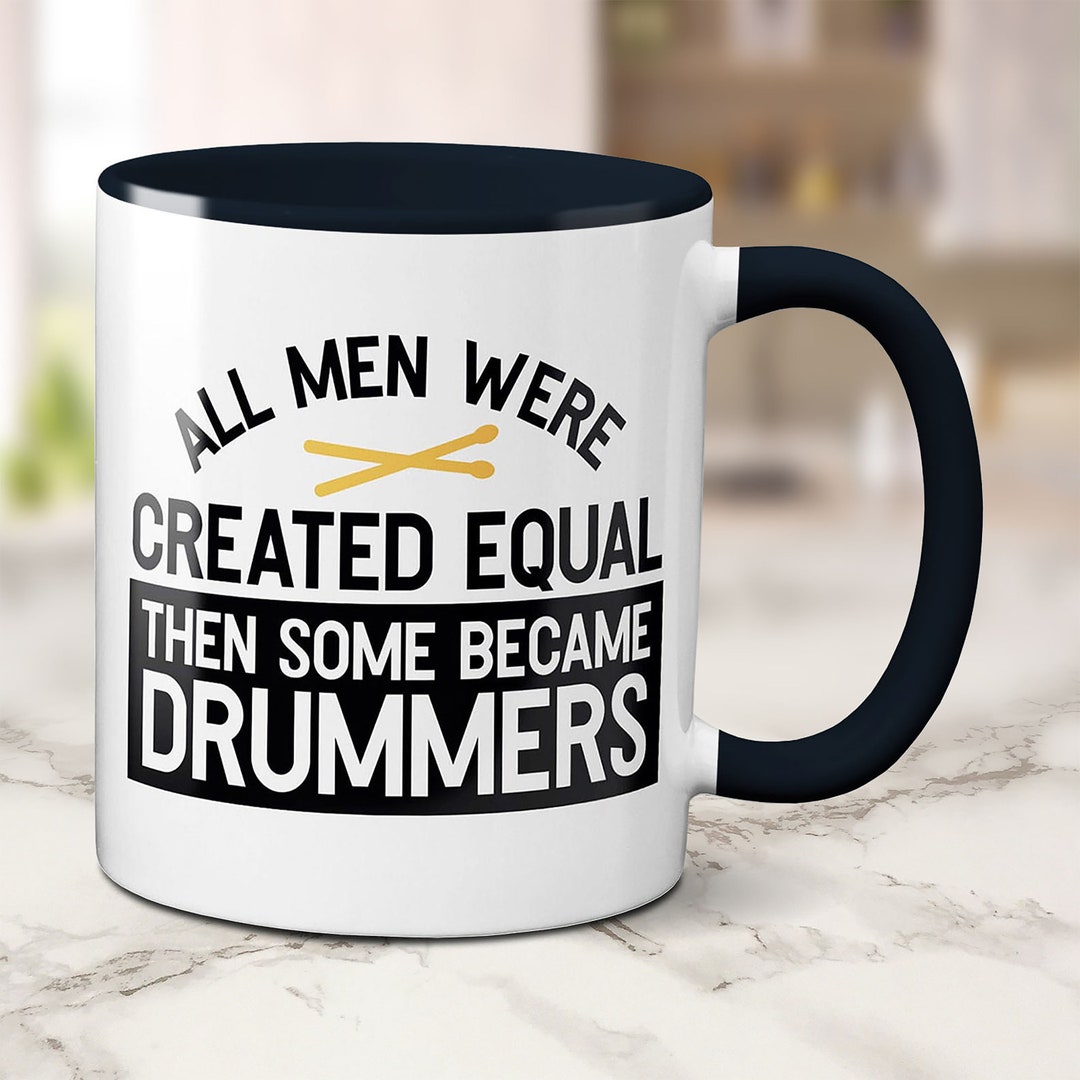 Personalized Men Drummers Mug Ideal Gift for Drummer on Their Birthday ...