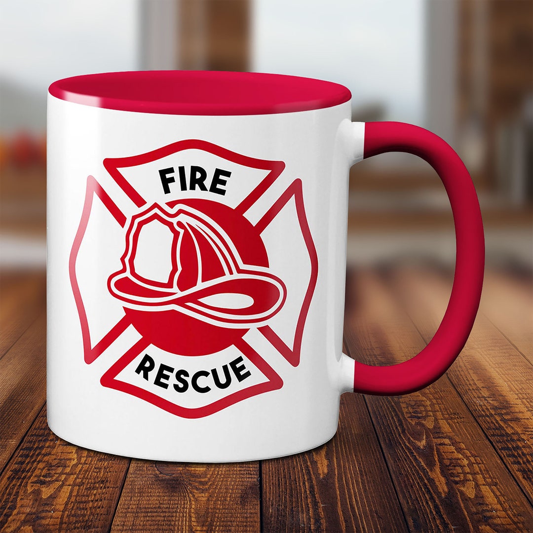 Personalized Fire Rescue Mug - Perfect Fire Fighter Gift for Heroes - Etsy