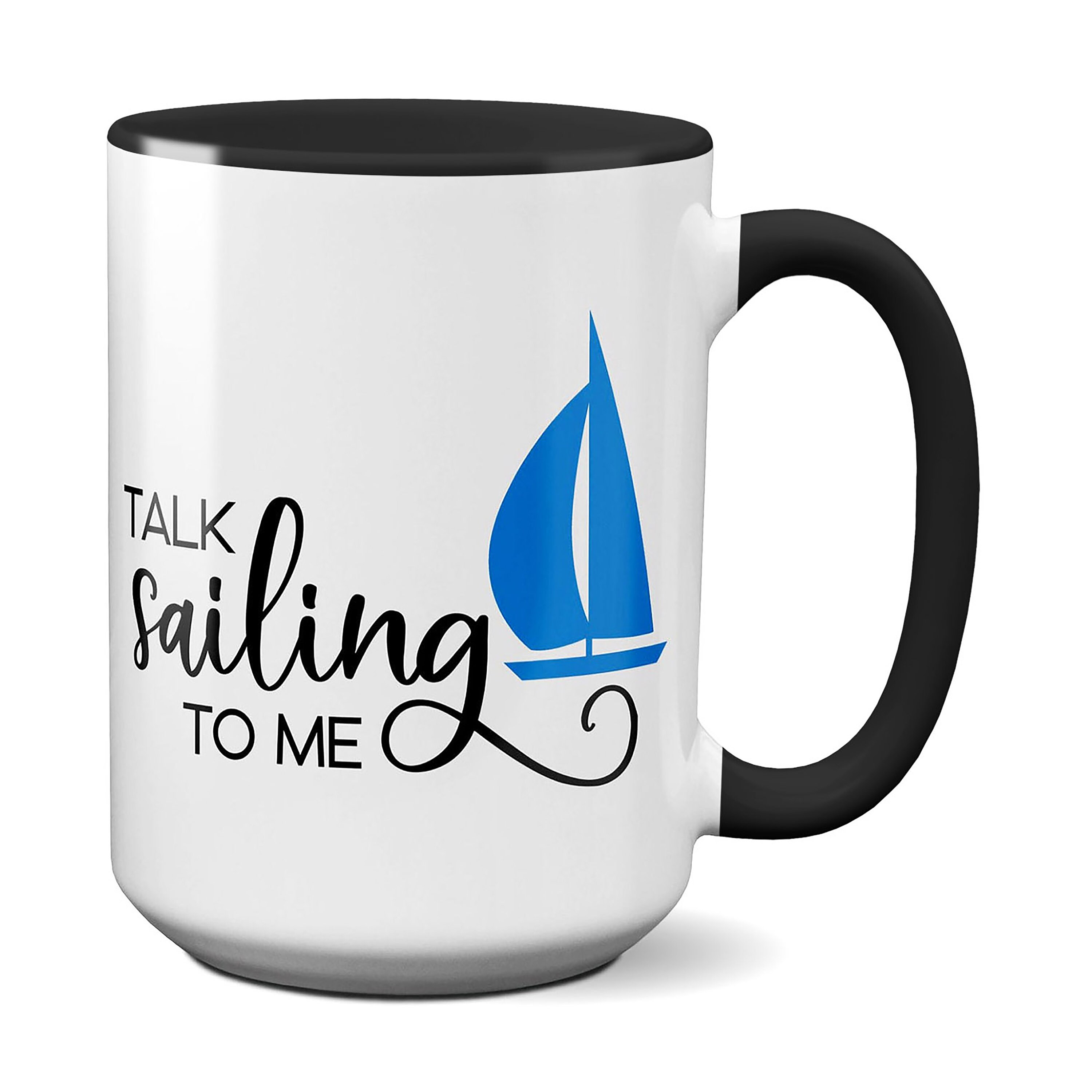 Sailing Ship Art Mug - Personalized Sailing Quote - Nautical Gift - Etsy