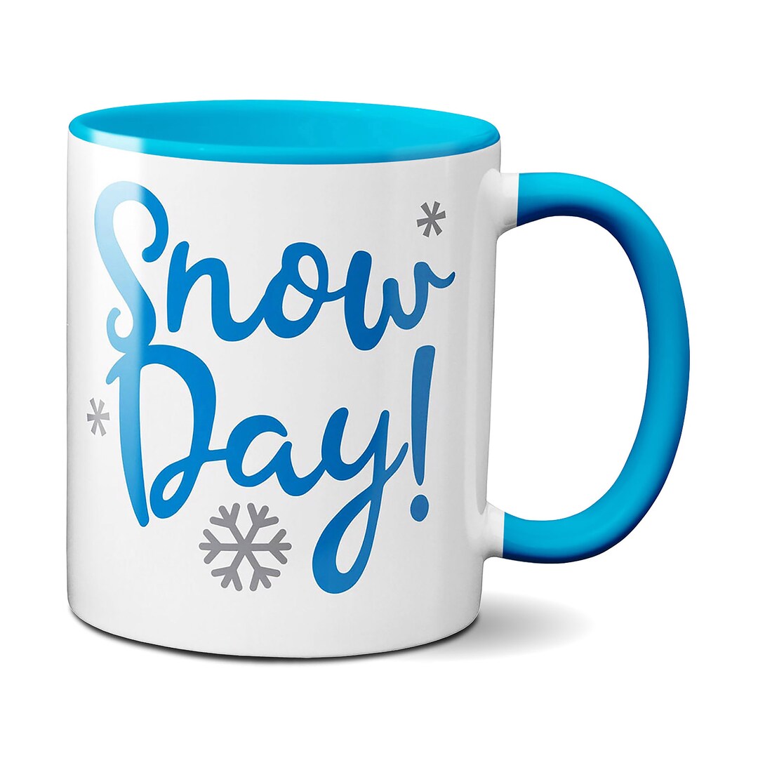 Cozy up With a Snow Day Mug Personalized Snowman Mugs for Winter ...