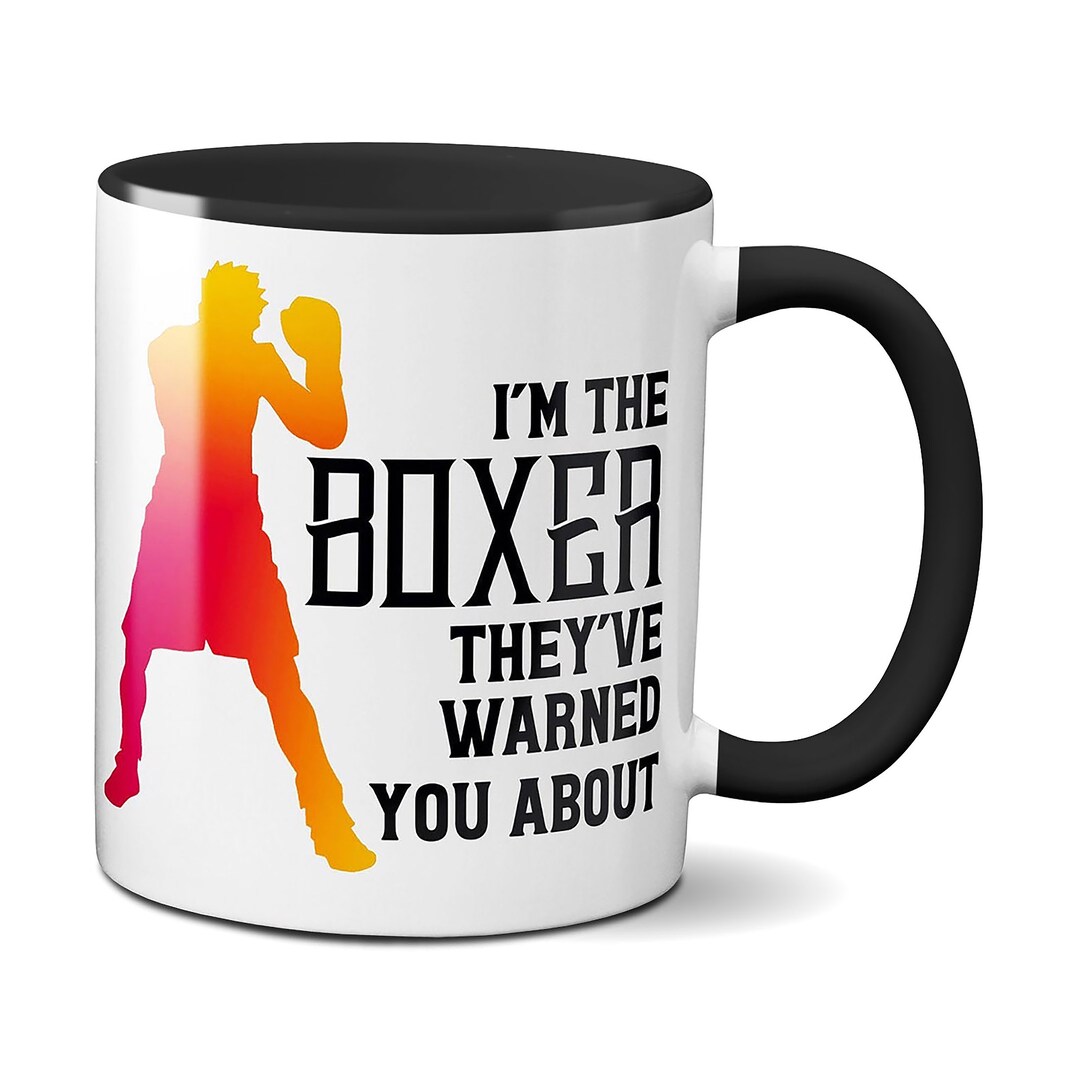 Personalized Boxer Coffee Mug Boxing Gift With Custom Quote - Etsy