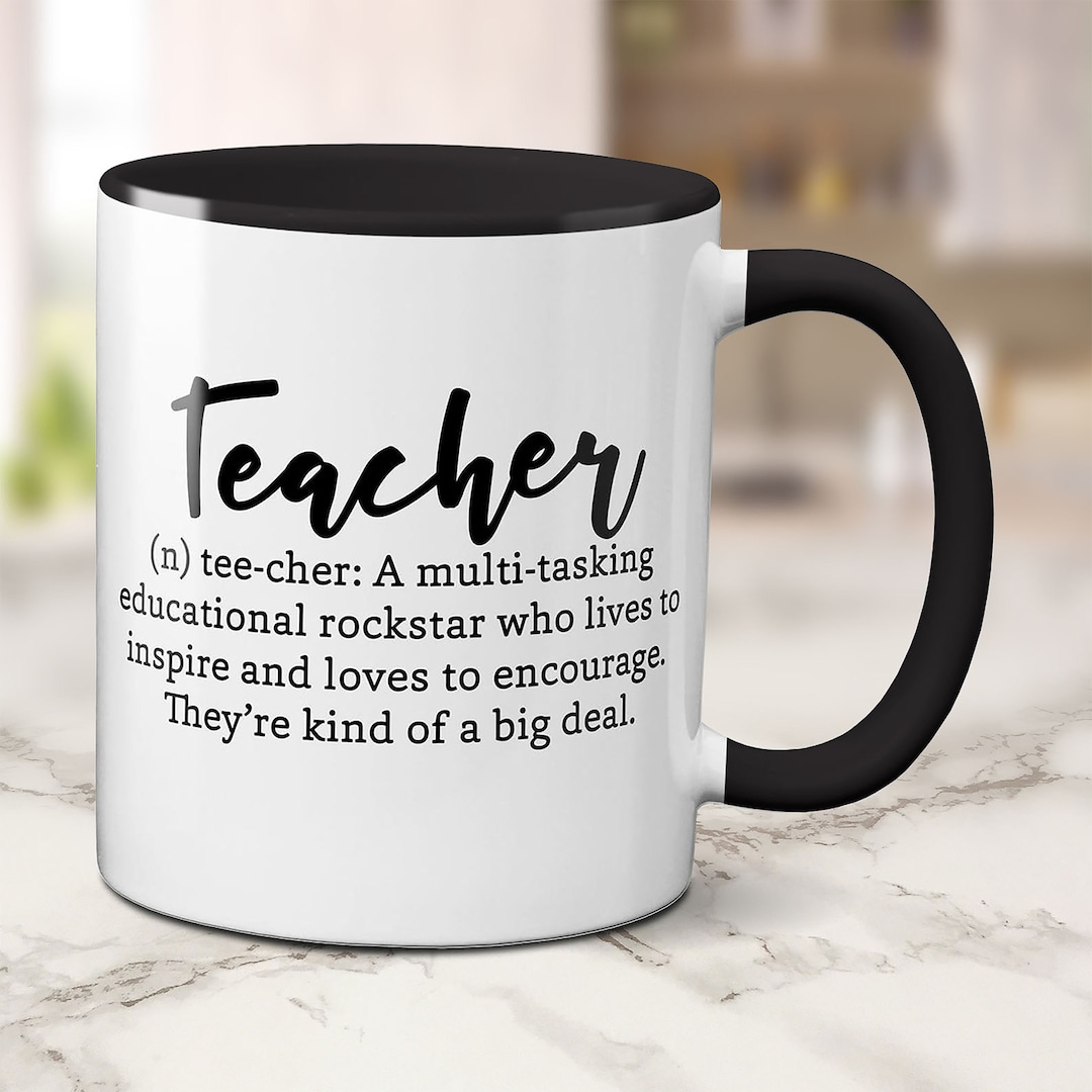 Personalized Teacher Quote Mug - A Unique and Special Teacher Gift! - Etsy