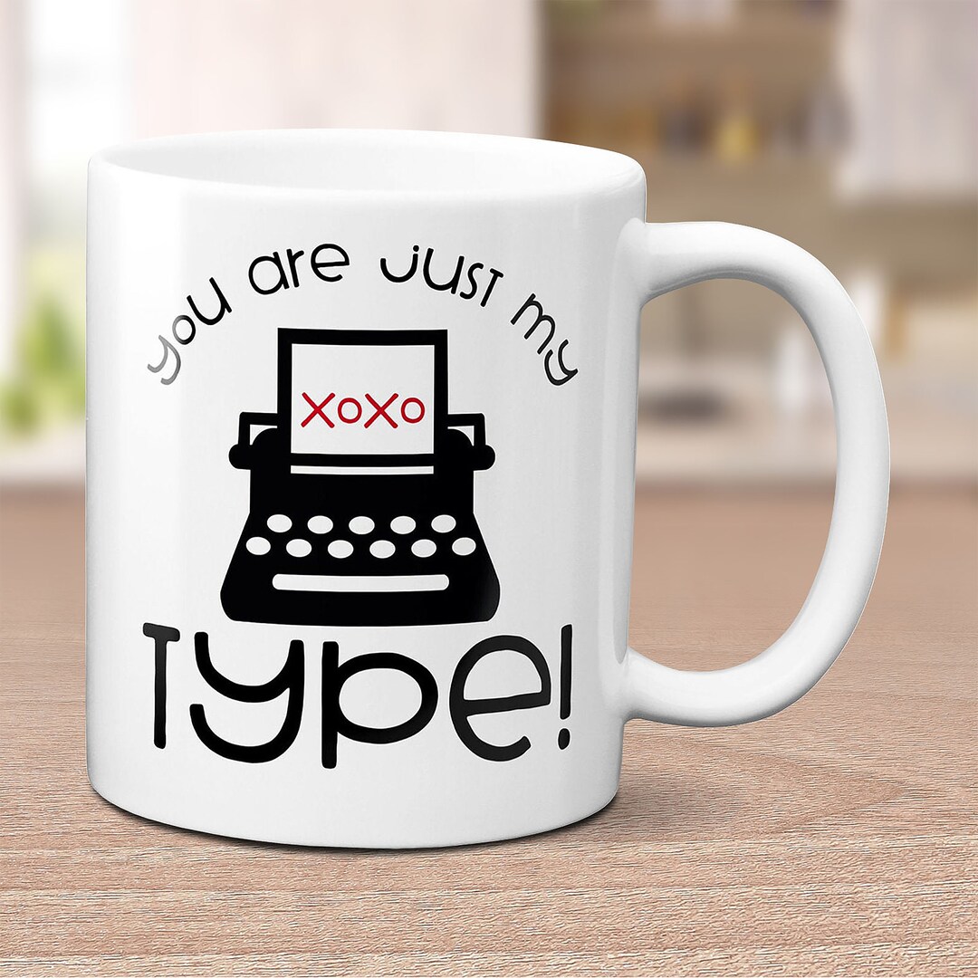 Taza Love Type Xoxo Logotipo de boda personalizado, regalo perfecto ...