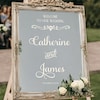 Wedding Welcome Sign Decals. Welcome Wedding Sign Stickers. Vinyl ...