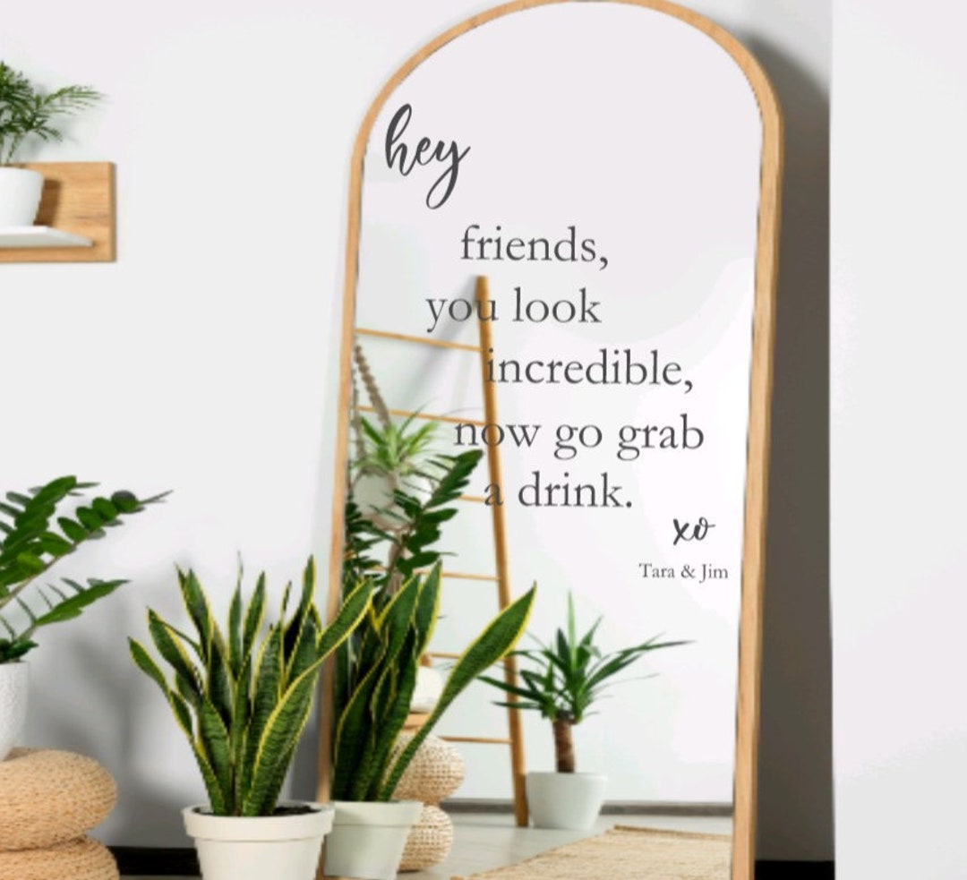 Hey Friends, You Look Incredible Sign Decals. Welcome Wedding Sign ...