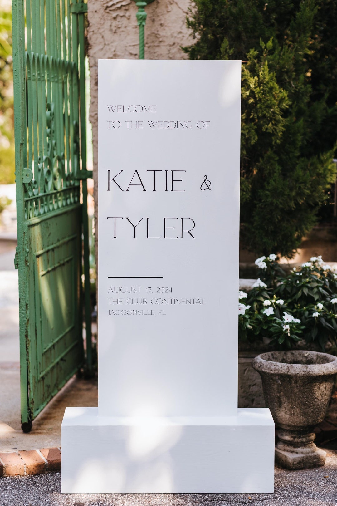 Wedding Welcome Sign Decals. Welcome Wedding Sign Stickers. Vinyl ...