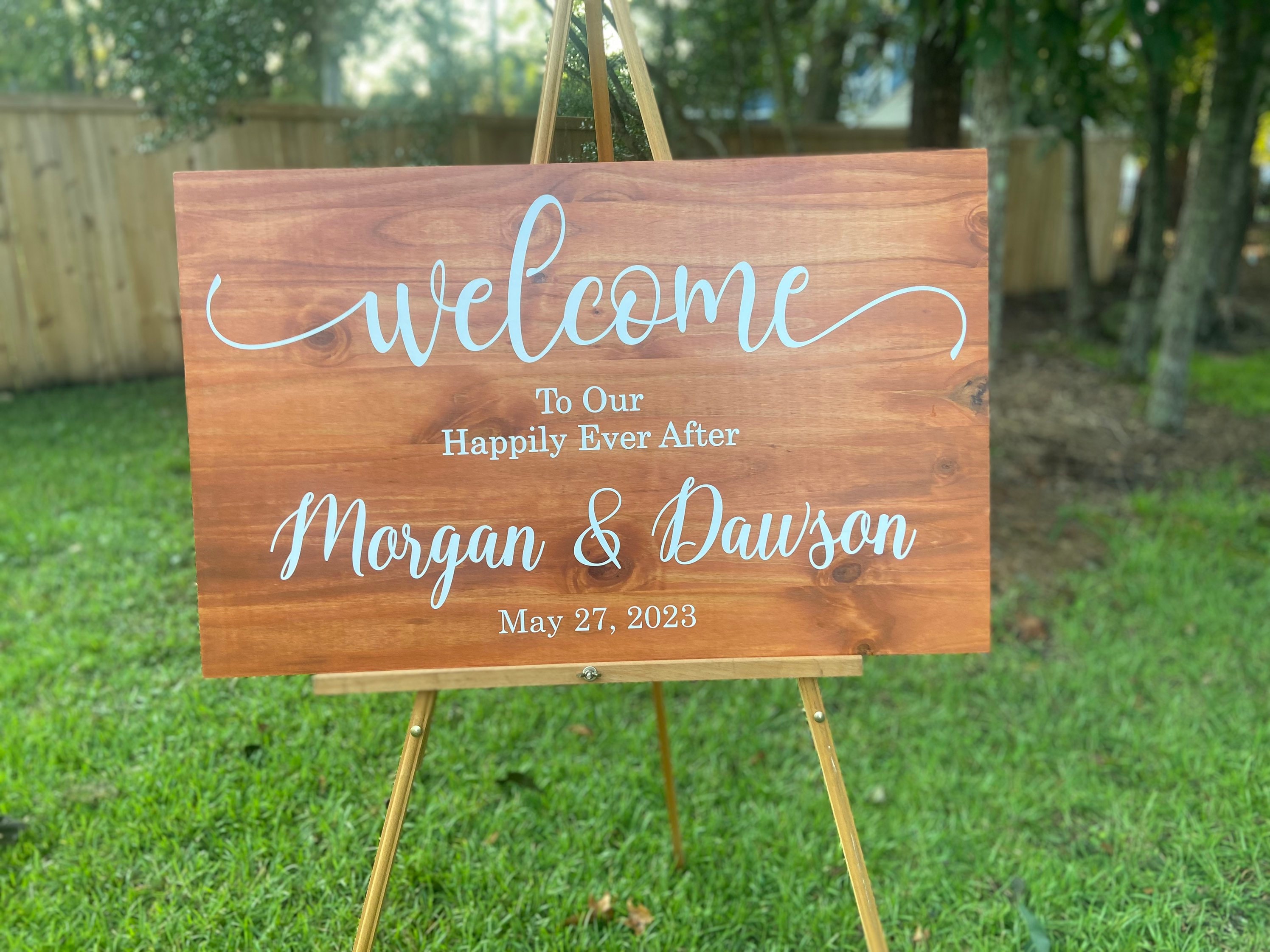 Wedding Welcome Sign Decals. Welcome Wedding Sign Stickers. - Etsy