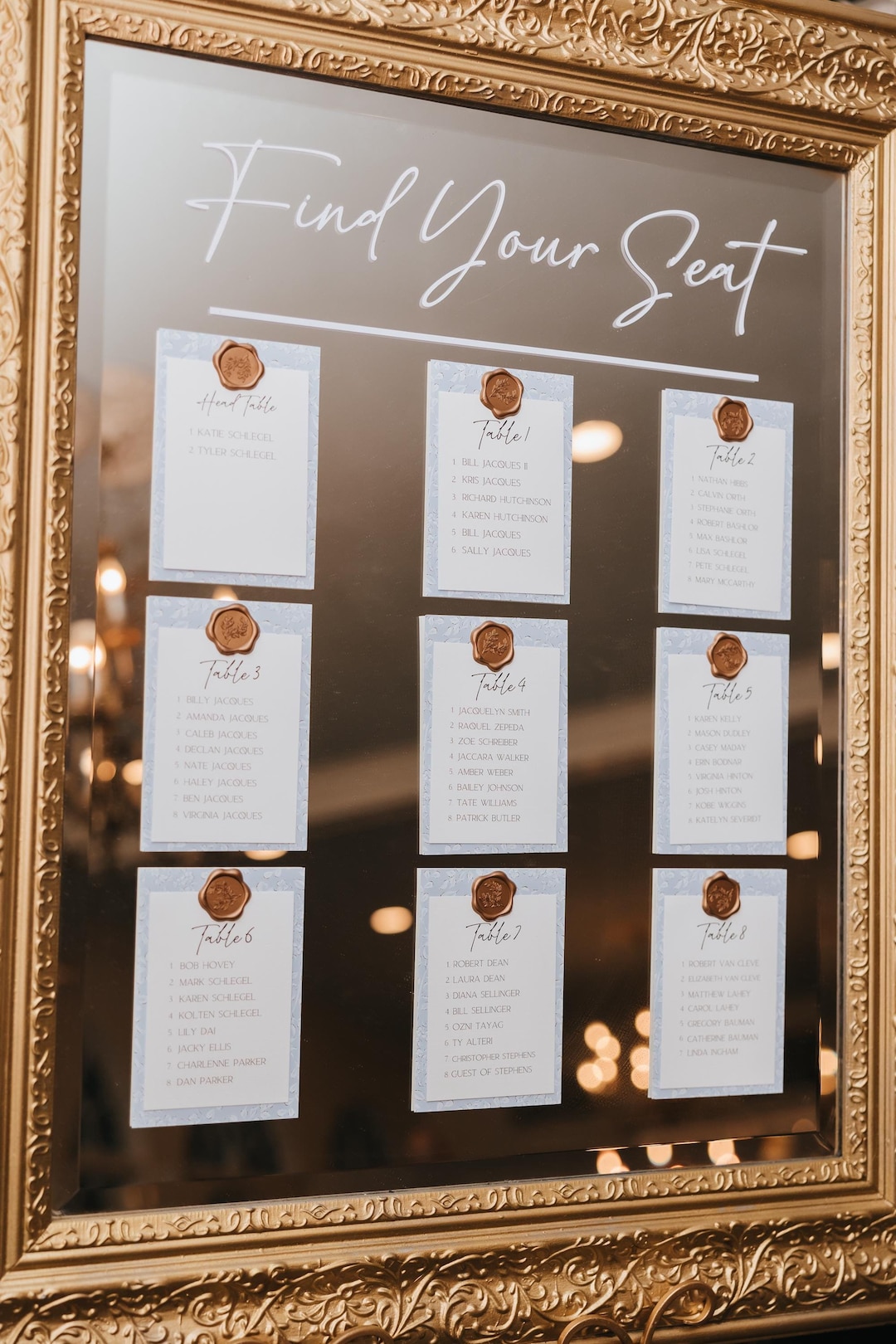 Seating Chart Heading. Multiple Fonts & Sayings. Create Your Own Saying ...