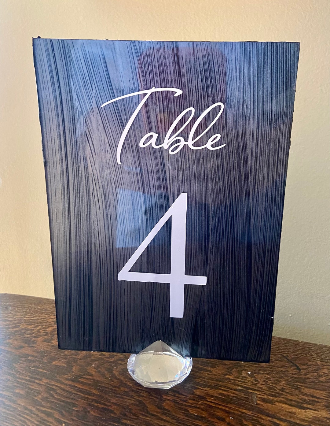Table Number Decals. Vinyl Table Numbers. Stickers for Table Numbers ...