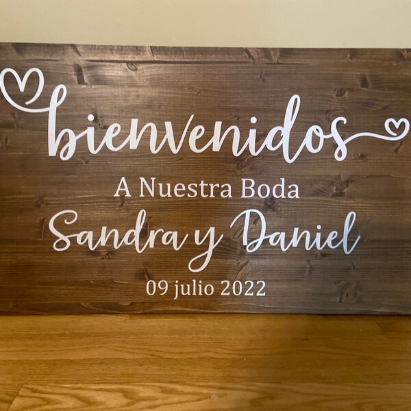 Bienvenidos Sign - Etsy
