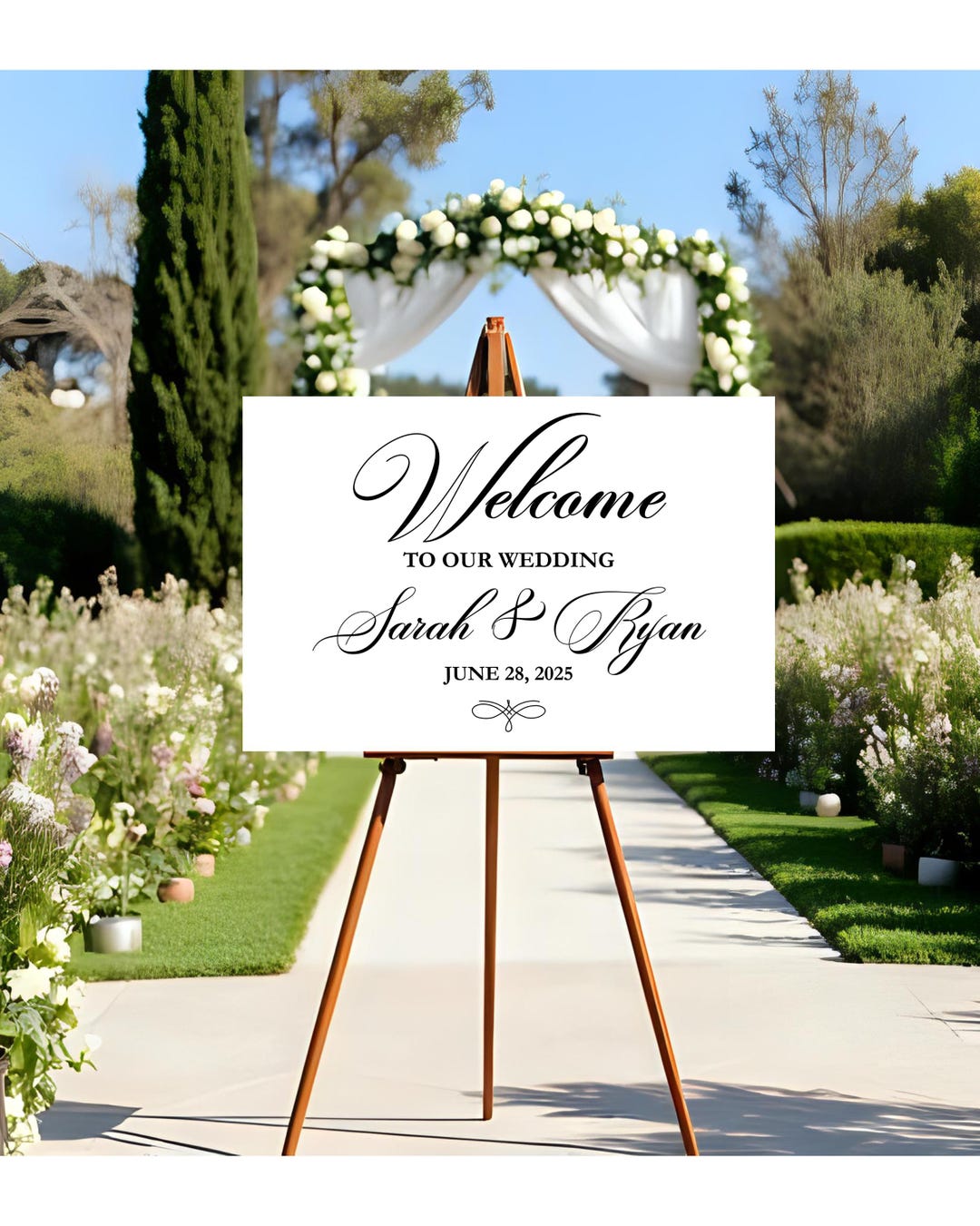 Formal Wedding Welcome Sign. Welcome Wedding Sign. Digital Download on ...