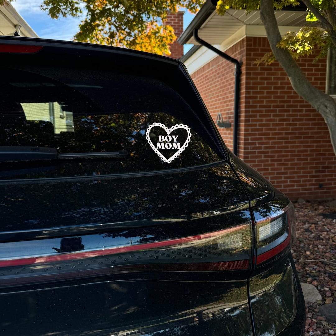 Boy Mom Car Decal, Boy Mom Sticker, Gift for Mom, Mom Decal, Waterproof ...