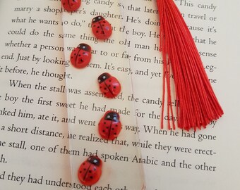 Ladybug Bookmark | Etsy