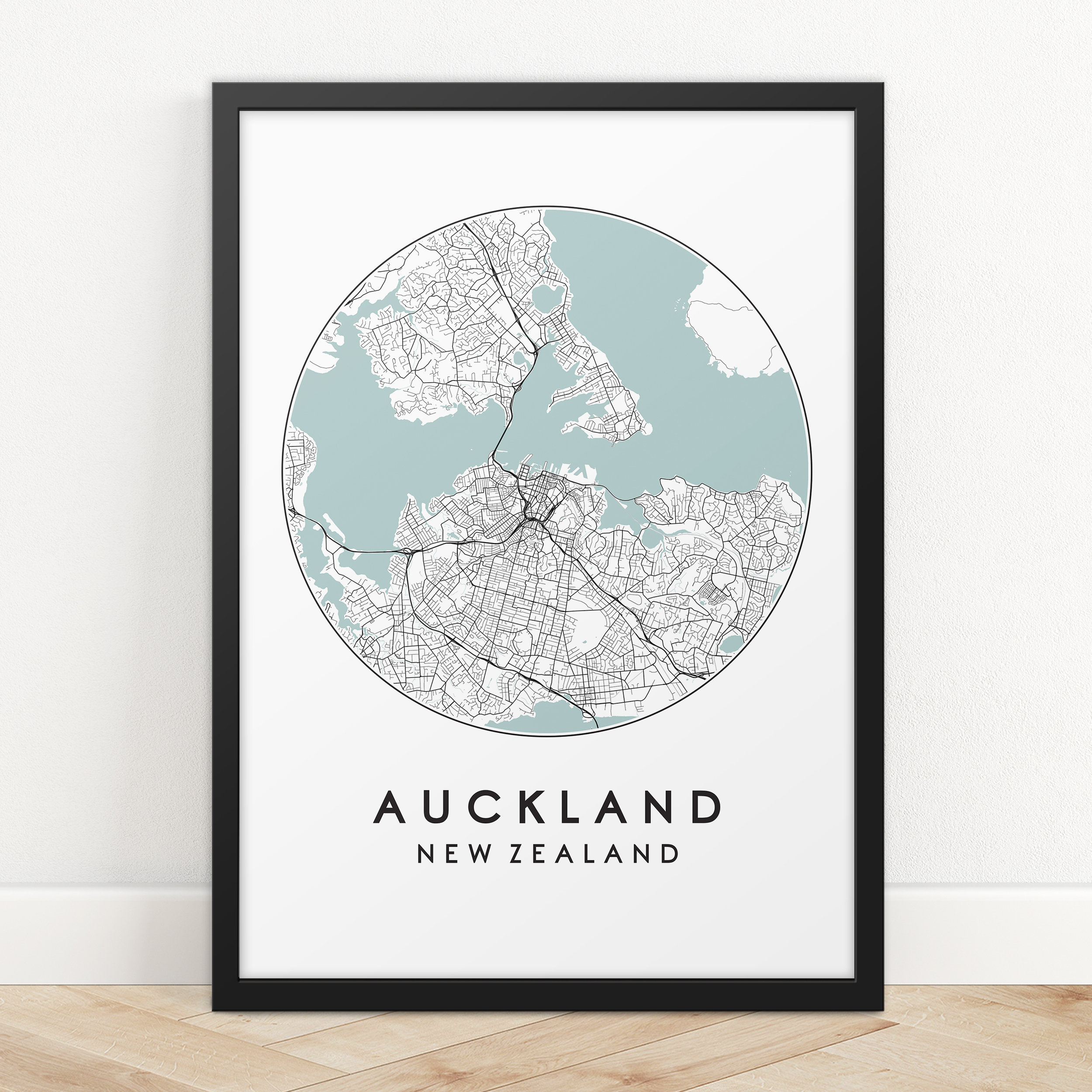 Auckland City Map Print Street Map Art Auckland Map Poster | Etsy