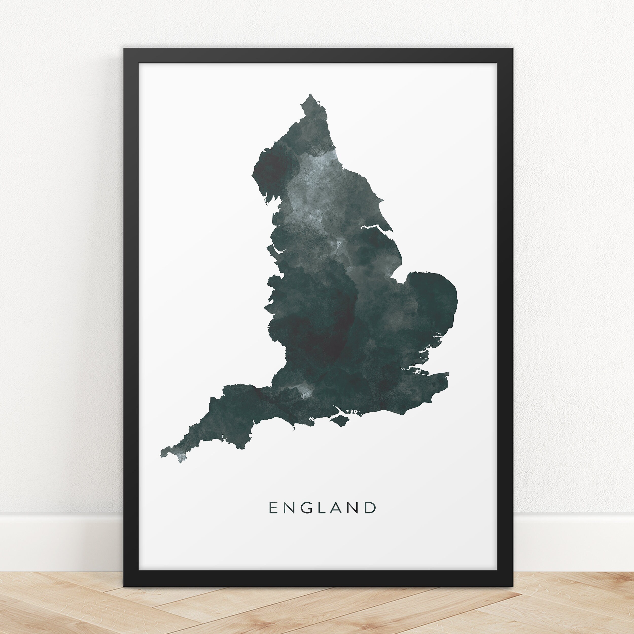 England Map Watercolour Print Watercolor Map Art England Map - Etsy UK