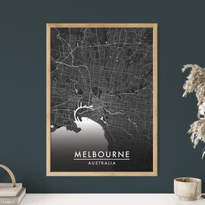 Custom City Map Print Any City Map Custom Map Print City Map Wall Art ...