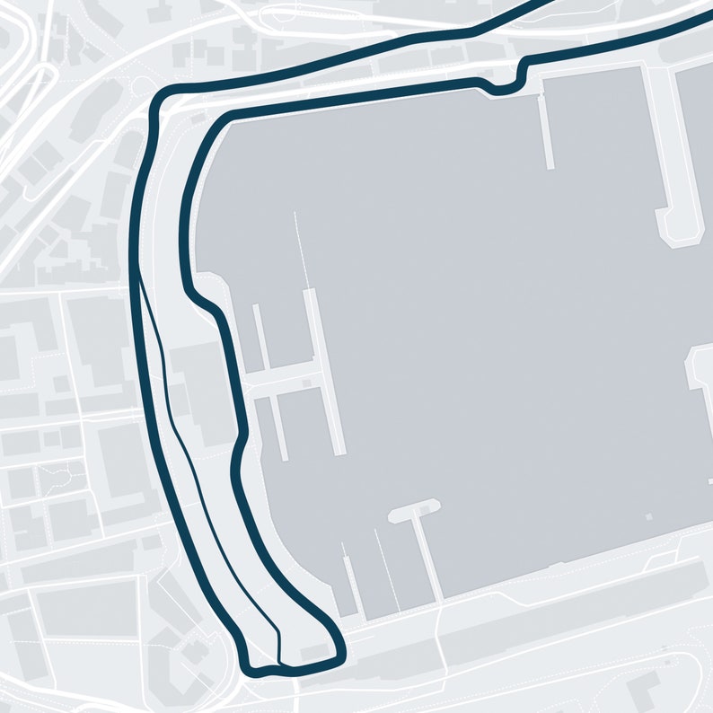 Monaco Formula 1 Map Print F1 Poster Formula 1 Prints | Etsy