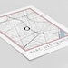 Parc Des Princes Stadium Map Print, Paris Saint-germain Print, Football ...