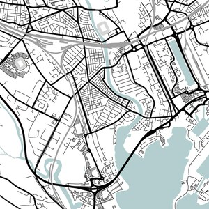 Cardiff City Map Printable, Street Map Art, Cardiff Map Print, City Map ...