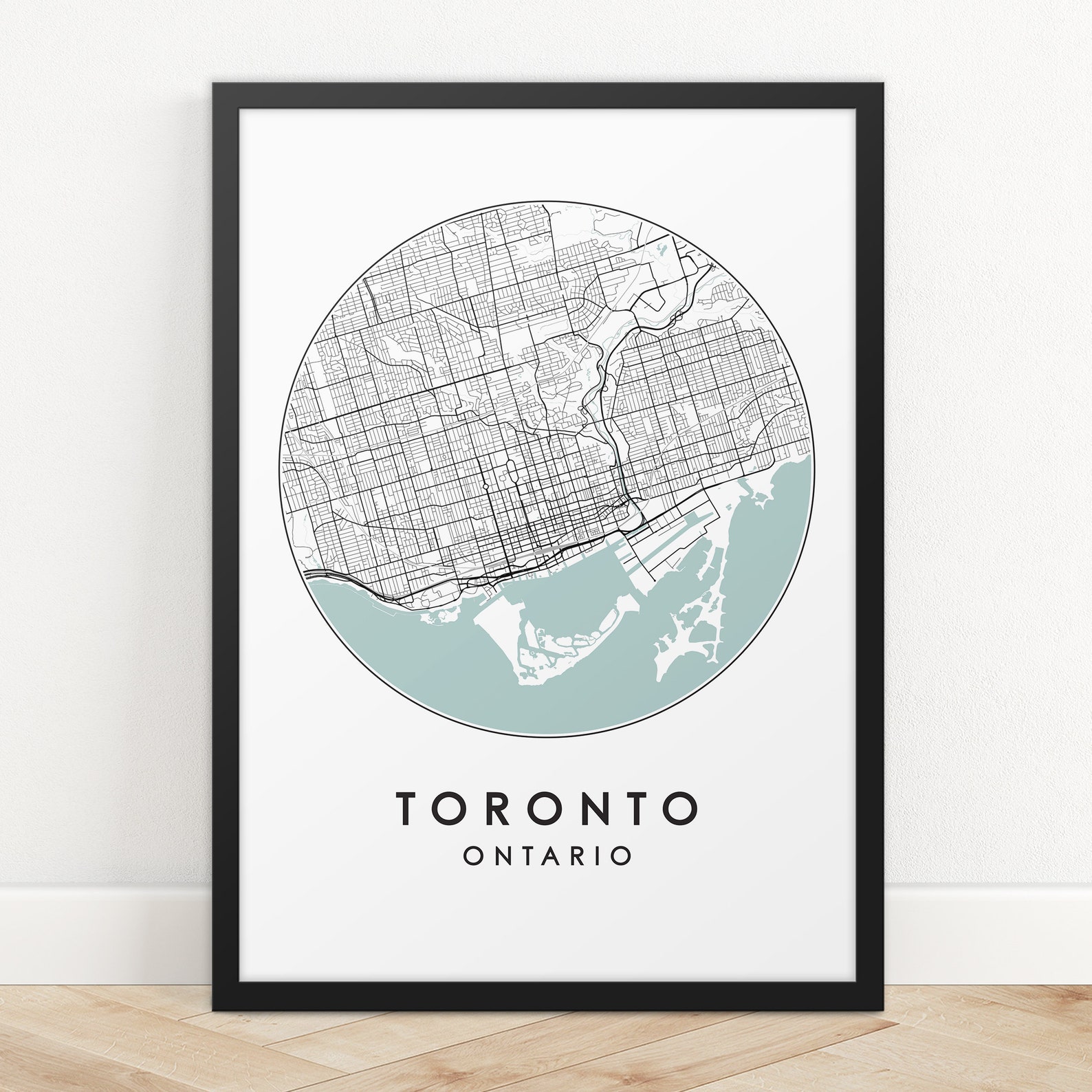 Toronto City Print Street Map Art Toronto Map Poster - Etsy