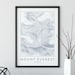 Mount Everest Topographic Map Print, Contour Lines Map Print, Mount ...