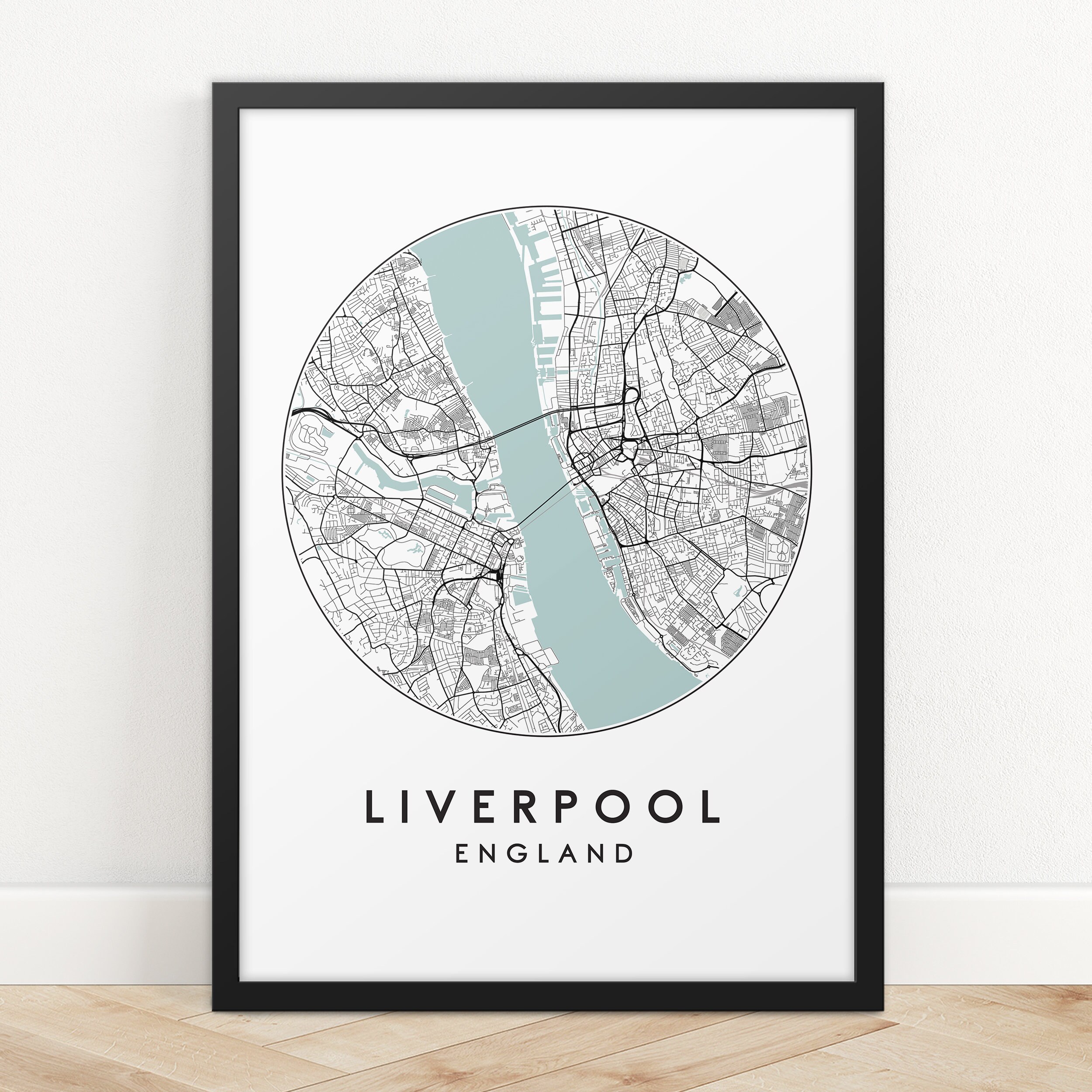 Liverpool City Map Print Street Map Art Liverpool Map - Etsy