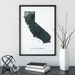 California Map, Watercolor Print, California State, California Poster ...