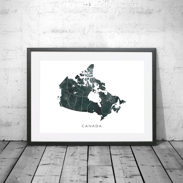 Watercolor Map - Etsy