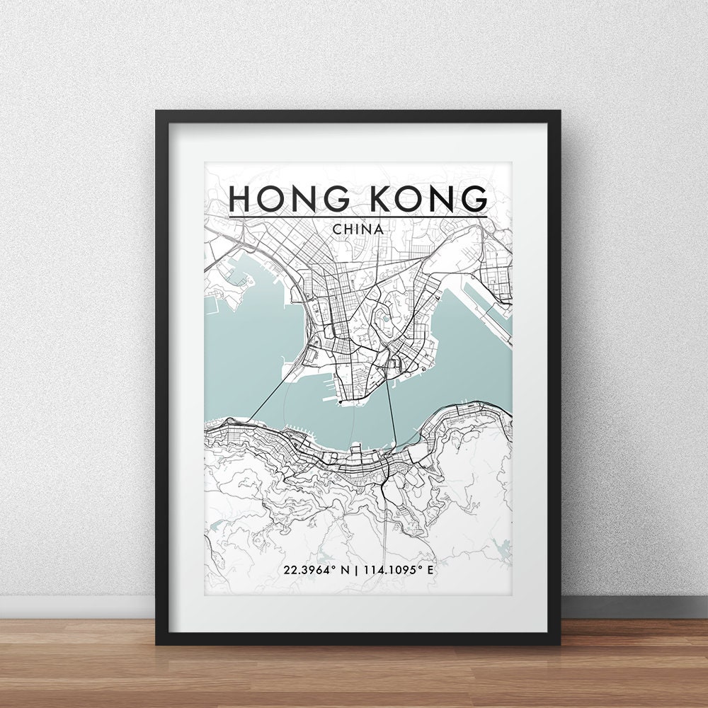 Custom City Print, Any City Map, Street Map Art, Custom Map Print, City ...