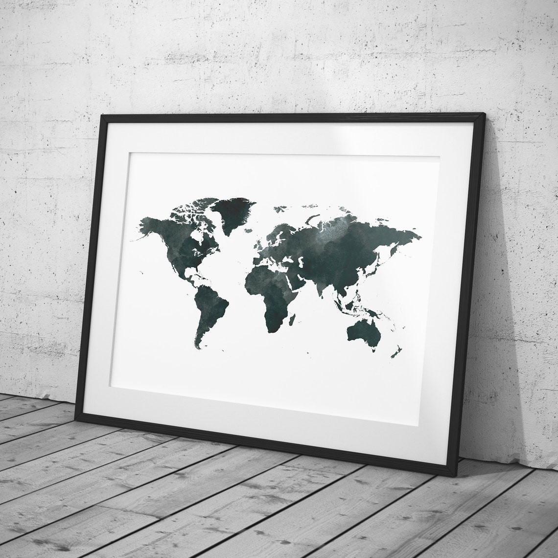 Custom Watercolour Map Digital Download, Watercolor Map Art, Custom Map ...